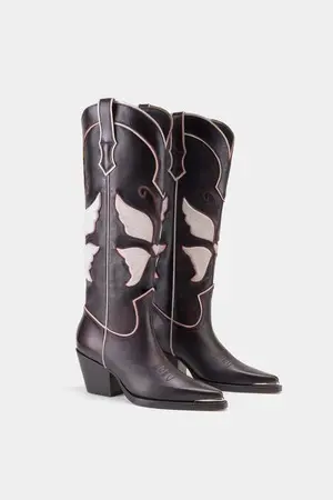 DANTE Leather Western Boots