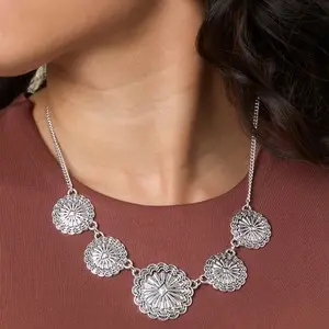 Jessica Simpson Statement Medallion Necklace