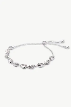 CLASSICHARMS Lucia Shell Charm Bolo Bracelet