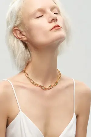 CLASSICHARMS Paperclip Chain Necklace