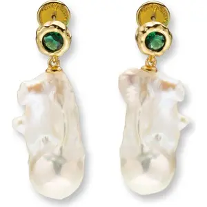 CLASSICHARMS Skyler Freshwater Baroque Pearl Drop Earrings