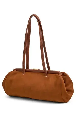 Clare V. Yvette Nubuck Leather Baguette Bag