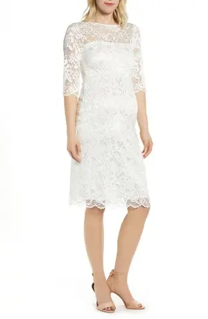 TIFFANY ROSE MATERNITY Amelia Maternity Lace Dress - White