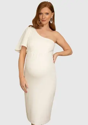 Tiffany Rose Maternity One Shoulder Cocktail Dresses