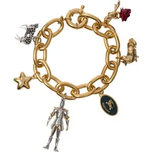 Burberry Charm Bracelet - Gold/multicolour