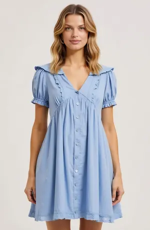 Modenaire Ruffled Day Dresses