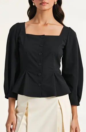Modenaire Puff Sleeve Blouses