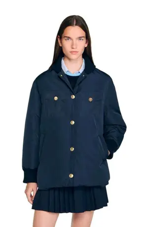 Sandro Cuffed Coats For Women
