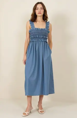 Modenaire Shirred Day Dresses