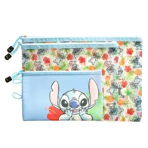 Disney Stitch 3-pack Travel Pouch Set