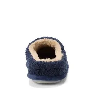 DEARFOAMS Holiday Clog Slippers - Navy