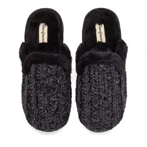 DEARFOAMS Paris Chenille Scuff Slipper