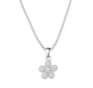 DONATELLO GIAN Sterling Moissanite Necklace - Silver