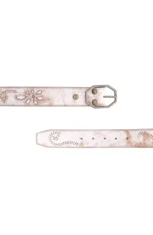 Bed Stu Upswing Floral Inlay Belt