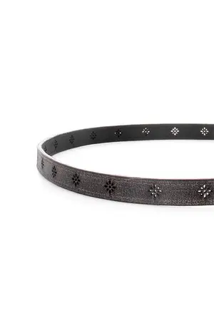 Bed Stu Monae Ii Leather Belt - Black Lux