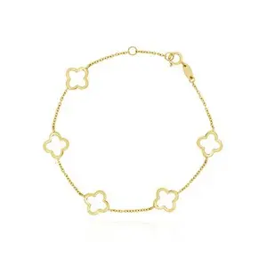 THE LOVERY FINE JEWELRY Clover Bracelet - Gold