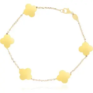 THE LOVERY FINE JEWELRY Clover Bracelet - Gold