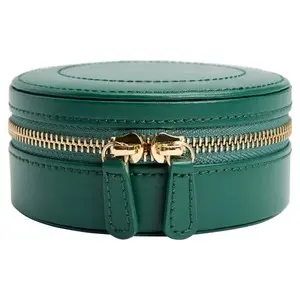 Wolf Sophia Round Zip Case - Forest Green