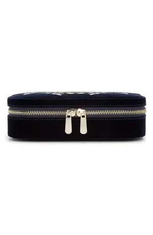 Wolf Zoe Travel Zip Case - Indigo