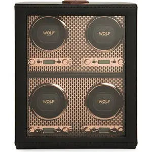 Wolf Axis 4 Piece Watch Winder - Copper