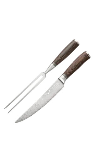 CUISINE::PRO® Le Connoisseur™ Carving Knife Set - Silver