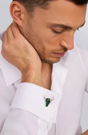 Lagos Longhorn Cuff Links