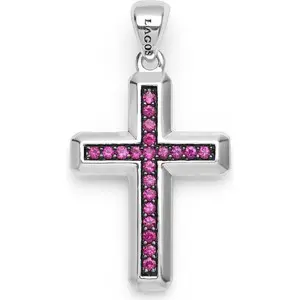 Lagos Anthem Cross Pendant - Ruby