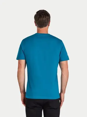 RAGING BULL Stitch Embroidery Bull T-shirt - Teal