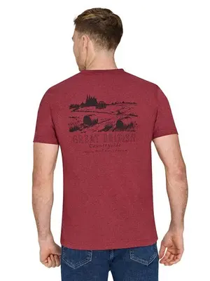 RAGING BULL Mf Field Back Print T-shirt