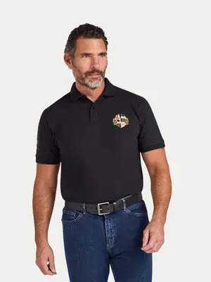 RAGING BULL Crest Polo Shirt