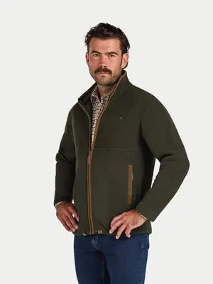 RAGING BULL Fleece Zip-through Jacket - Forest