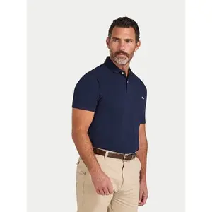 RAGING BULL 100% Cotton Polo Shirt - Navy
