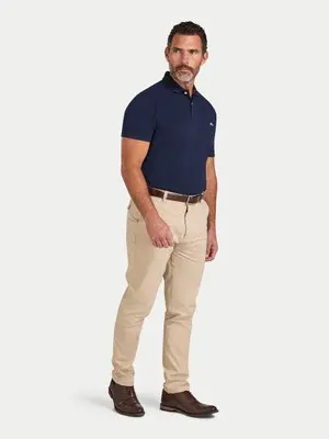 RAGING BULL 100% Cotton Polo Shirt - Navy
