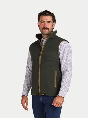 RAGING BULL Fleece Gilet - Forest