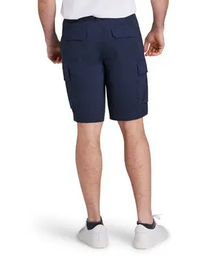 RAGING BULL Relaxed Fit Cargo Shorts - Navy