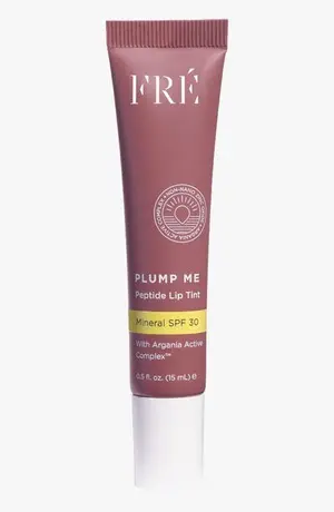 FRÉ SKINCARE Plump Me Peptide Lip Tint Mineral Spf 30 - Cassis (deep Purple)