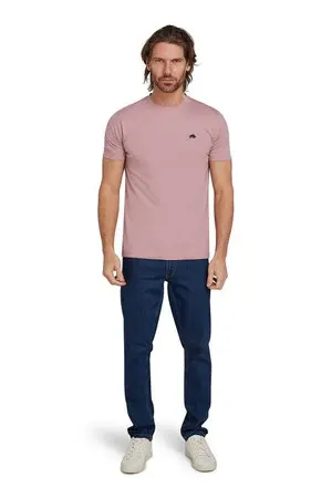 RAGING BULL Cotton Blend T-shirt - Pink
