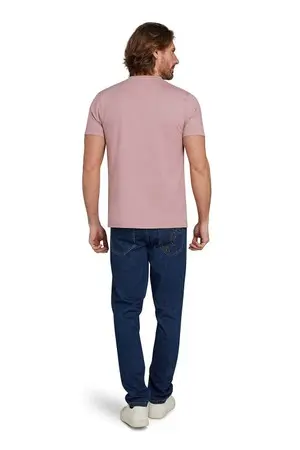 RAGING BULL Classic Crew Neck Logo T-shirt - Pink