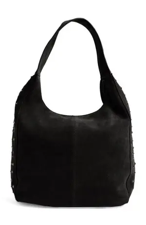 SAINT + SOFIA Margot Hobo Shoulder Bag - Black