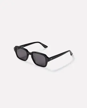 EPOKHE Wilson Square Frame Sunglasses - Black