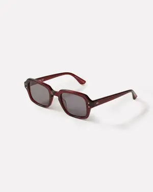 EPOKHE Wilson Square Frame Sunglasses - Cola
