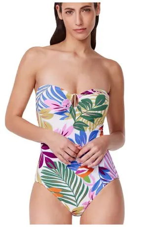 GOTTEX Costa Del Sol Bandeau One Piece - Multi