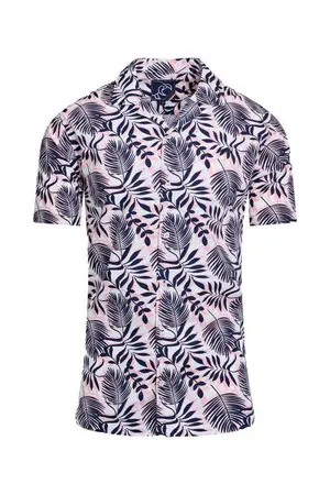 RAGING BULL Short Sleeve Fern Shirt - Navy