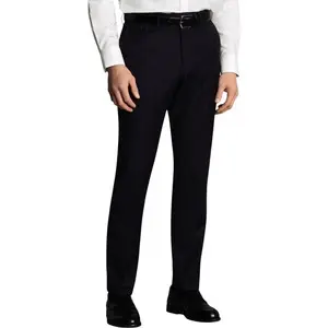 CHARLES TYRWHITT Slim Fit Stretch Wool Trousers Navy