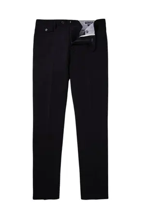 CHARLES TYRWHITT Slim Fit Stretch Wool Trousers - Navy