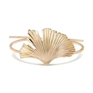 Bcbgmaxazria Ginkgo Leaf Cuff Bracelet - Gold