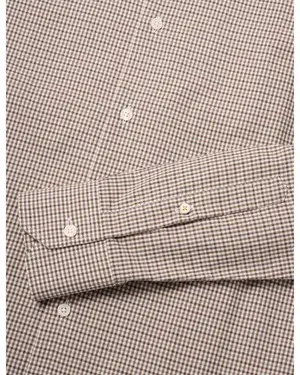 Robert Talbott Reynolds Ultra Light Weight Brushed Check Shirt - Brown Multi