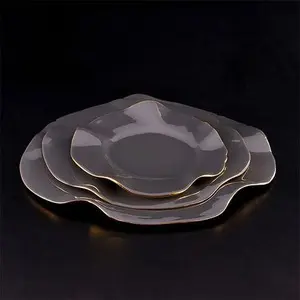 LUNARES Ruffled Graphite Plate