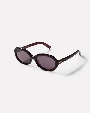 EPOKHE Superstar Oval Sunglasses - Cola