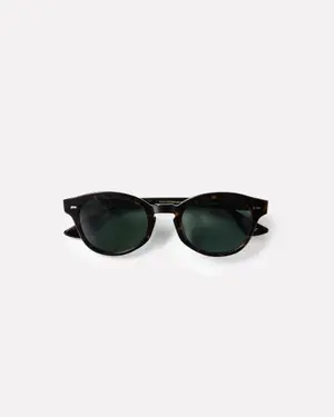EPOKHE Coil Round Frame Sunglasses - Dark Tortoise
